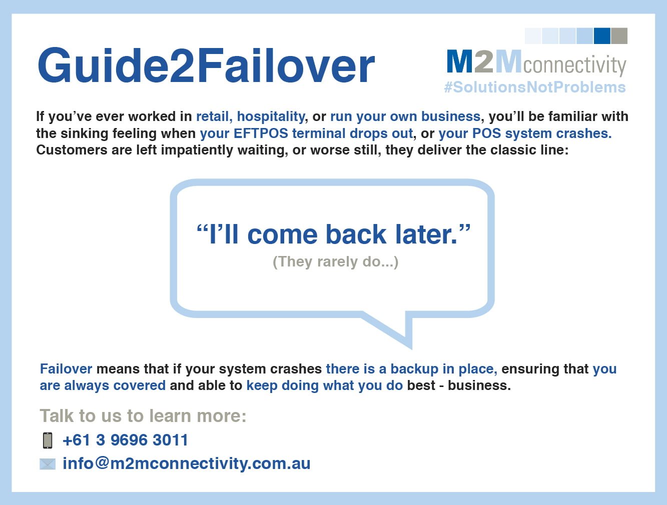 failover-guide | M2MOne NZ