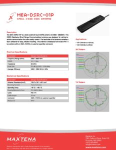 MEA-DSRC-01P | M2MOne NZ
