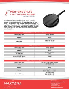 MEA-GNSS-LTE-Datasheet | M2MOne NZ