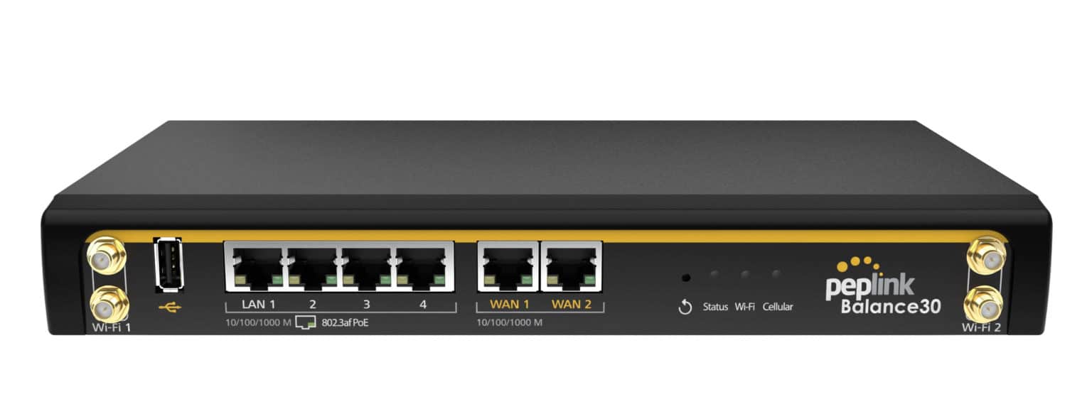 Peplink | Balance 30 Pro with 2 Ethernet WAN and 1 Cellular WAN
